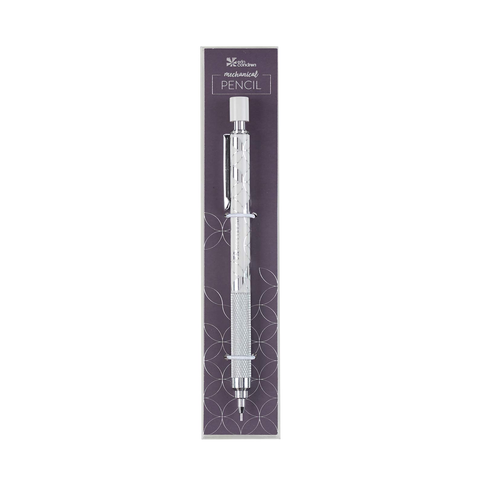 Erin Condren Designer Desk Accessories - Designer Mechanical Pencil - Gray, 0.7mm, Perfect for Providing a Luxurious Writing Experience. Compatible with Any .7mm Lead