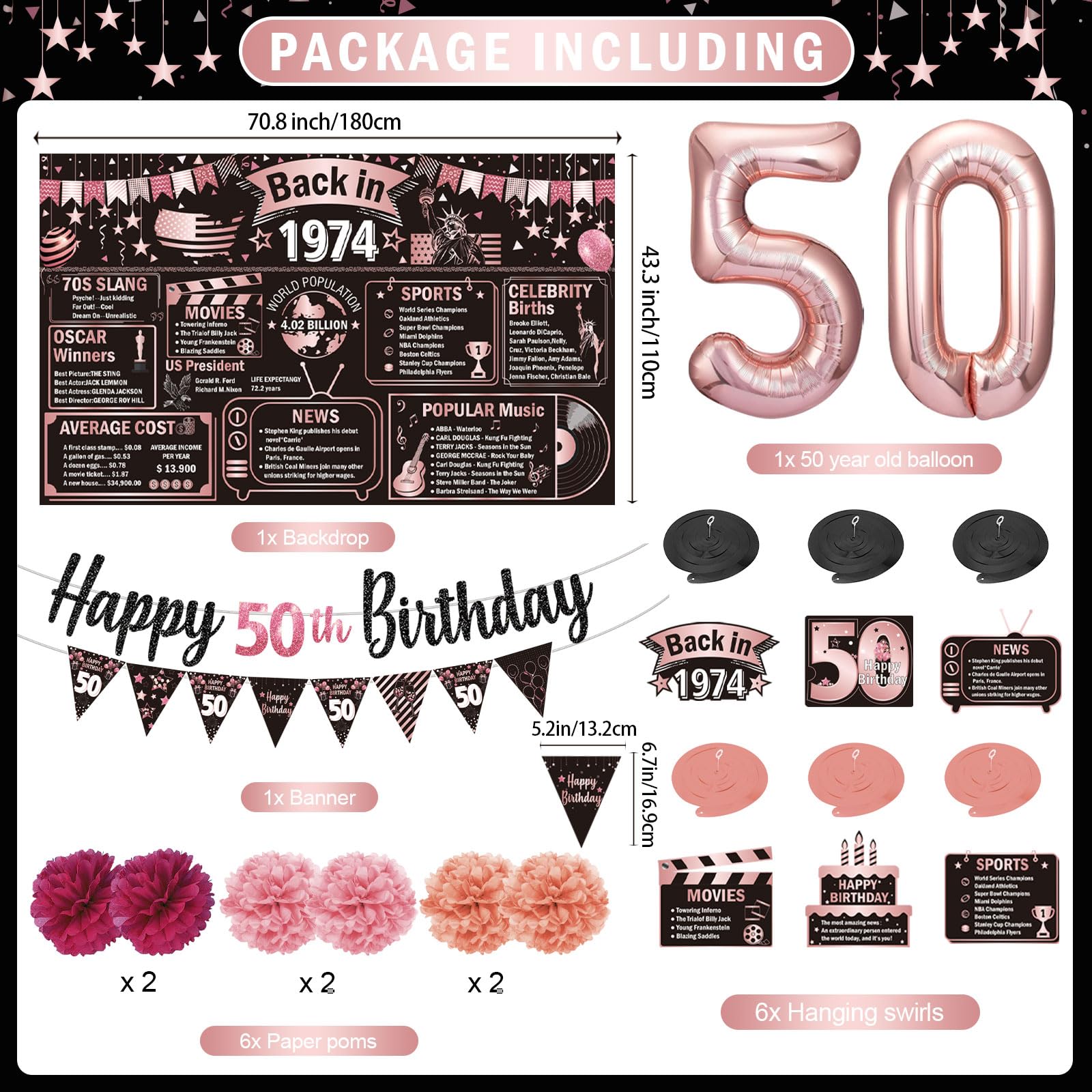 Prom Decorations for Party 2024 Prom Decorations Prom 2024 Decorations Prom Party Decorations Prom Backdrop 2024 Prom Balloons Graduation Decorations Class of 2024