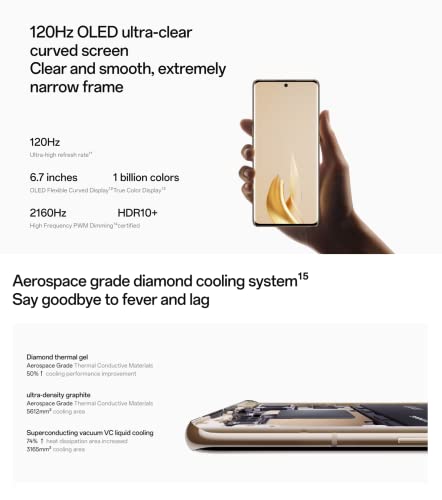 Original Oppo Reno 9 Pro+ Pro Plus 5G Smartphone 16G+512GB 6.7"120Hz AMOLED Snapdragon8+Gen1 Android13 50MP Camera Octa Core 80W Super VOOC FaceID 4700mAh OTG NFC by-(CTM Global Store) (Black 12+512)