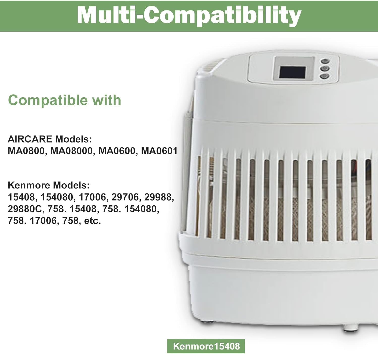 Future Way MAF2 Humidifier Filter Compatible with AIRCARE MA0800, Kenmore 15408 Humidifier, 2-Pack