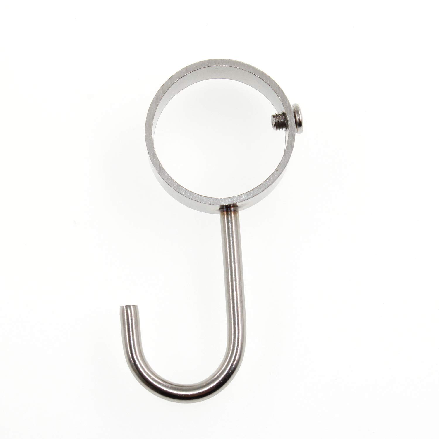 Ulifestar Stainless Steel Kitchen Hanger Hooks,Heavy Duty Rod Tube Rail Hanger Hooks for Hanging Pots and Pans,Towels,Oven Mitts,Fits for 25mm/1" Dia Rod,6 Pack (25mm Diameter)