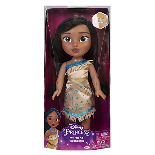 Disney Princess My Friend Pocahontas Doll 14" Tall includes Removable Outfit and Shoes