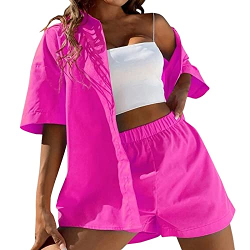 FAMOORE Womens Swimming Board Shorts Long Women's Vacation Fashion Casual Suit Solid Color Summer Technical Suits Women Swimming