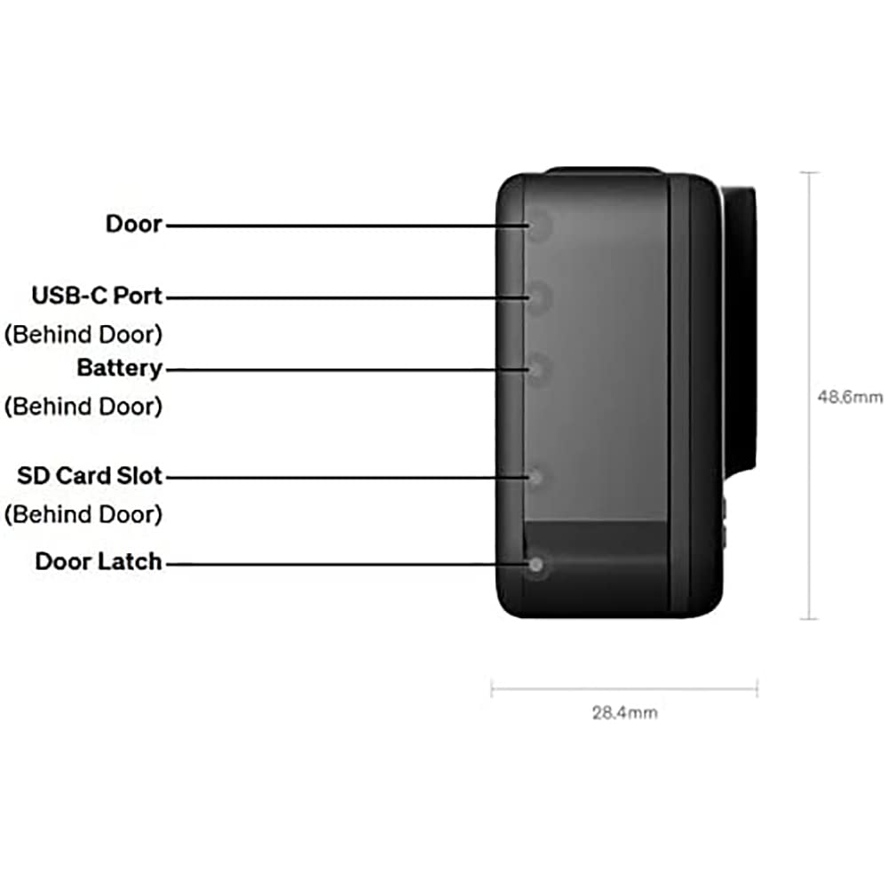 GoPro HERO8 Black Bundle: Includes HERO8 Black Action Camera, 2 Total Rechargeable Battery, Protective Housing - Broag Black Carrying Case for HERO8, Black
