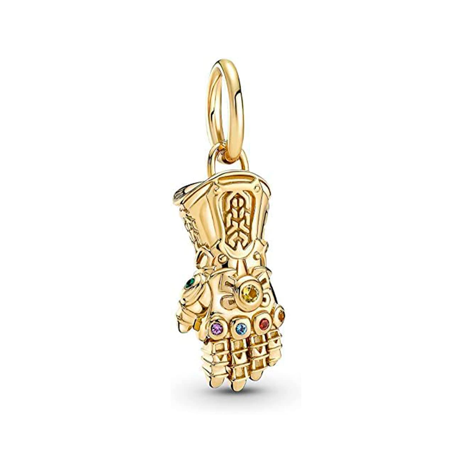 HAEPIAR Infinity Gold Gauntlet S925 Silver Charm for Bracelet Necklace Sterling Silver Dangles for Women Gils