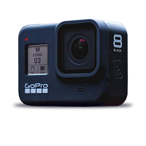 GoPro HERO8 Black Digital Action Camera - Waterproof, Touch Screen, 4K UHD Video, 12MP Photos, Live Streaming, Stabilization - 64GB Card - with 50 Piece Accessory Kit - All You Need Bundle