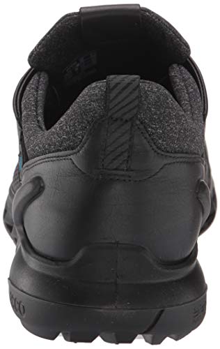 ECCO Men's Biom Cool Pro Gore-TEX Golf Shoe, Black Yak Leather, 13-13.5