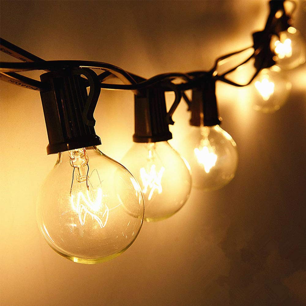 G40 LED Replacement Bulbs, 2700K Warm White String Outdoor Light Bulbs 1W Replace up to 5W, E12 Base Patio Light Bulbs, Small Dimmable Globe Bulbs for Indoor Outdoor Decor… (2200K)