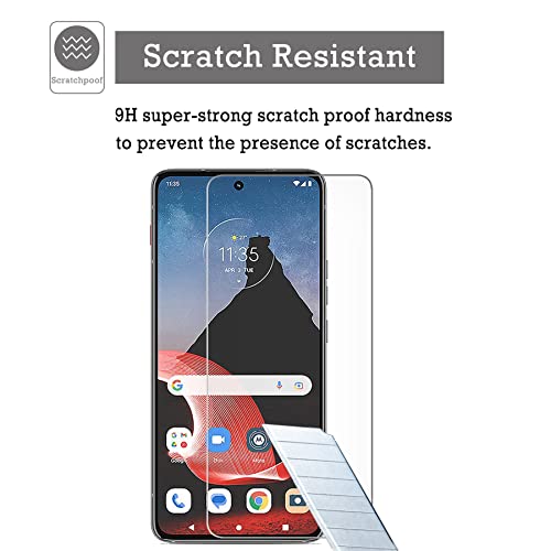 RBEIK 3PACK MOTO ThinkPhone 5G Screen Protector Glass, Premium 9H Hardness Anti-Scratch Bubble Free Tempered Glass Screen Protector for Motorola MOTO ThinkPhone 5G 6.6" Screen