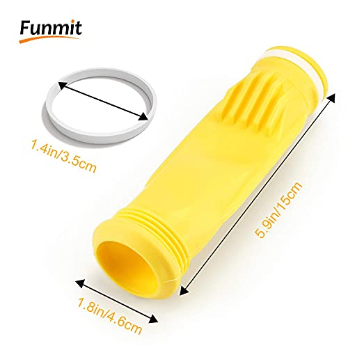Funmit W69698 Pool Cleaner Diaphragm with W81600 Rataining Ring Long-Life Replacement for Zodiac Baracuda G3 G4 (4 Pack)