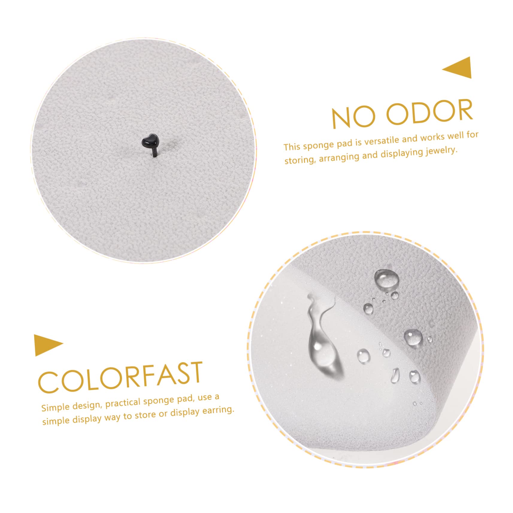 DOITOOL Box ring tray core jewelry insert sponge ornament tray accessory tray ring inserts for loose rings jewelry display pads sponge ring insert velvet accessories travel drawer