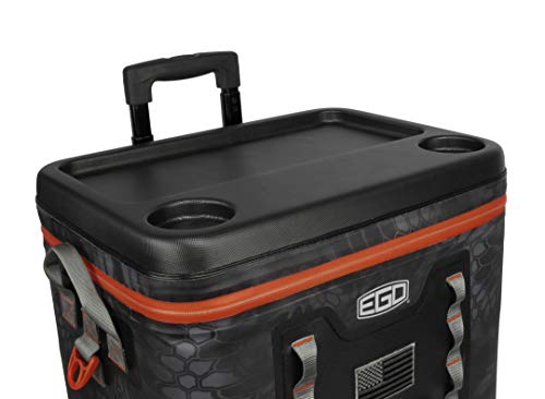EGO Kryptek Beer Cooler, Fishing Storage Bag, High Tech TPU Fabric, 72 Hour Ice Retention, Food & Snack Holder, Angler Must Have
