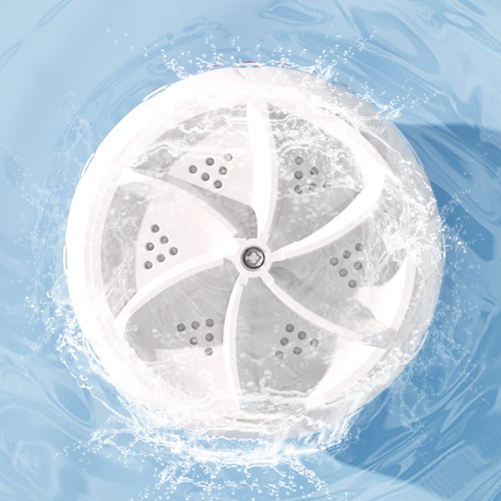 DOITOOL Mini Washing Machine Portable USB Washer Travel Clothes Washer Rechargeable Washing Machine for Business Trip College Rooms (30w)