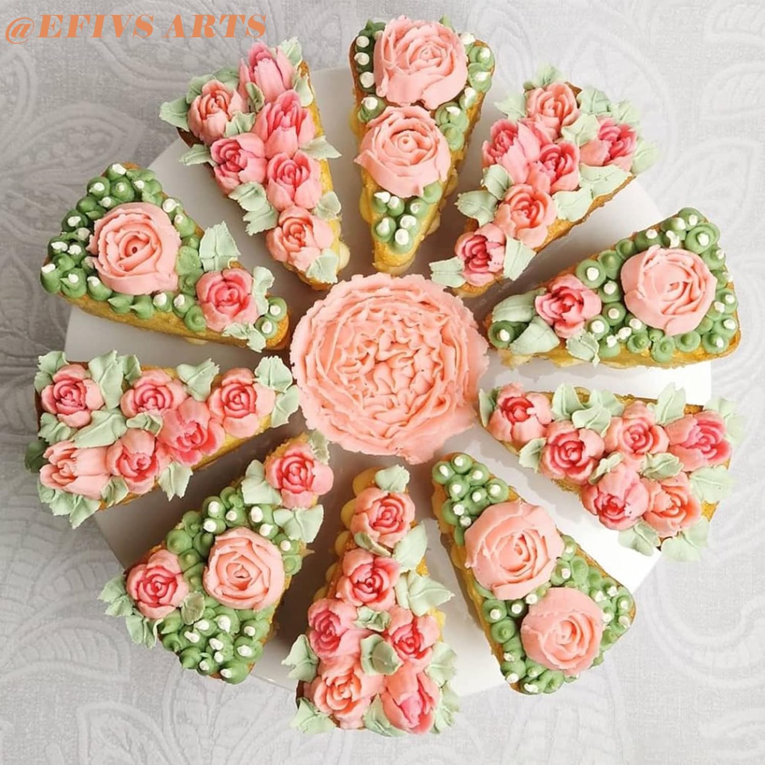 EFIVS ARTS 8 Cavity Cake Slice Mold Scone Pan Mold Pizza Slice Baking Mold Cornbread Mold Mousse Cake Pizza Mold Triangle Soap Mold
