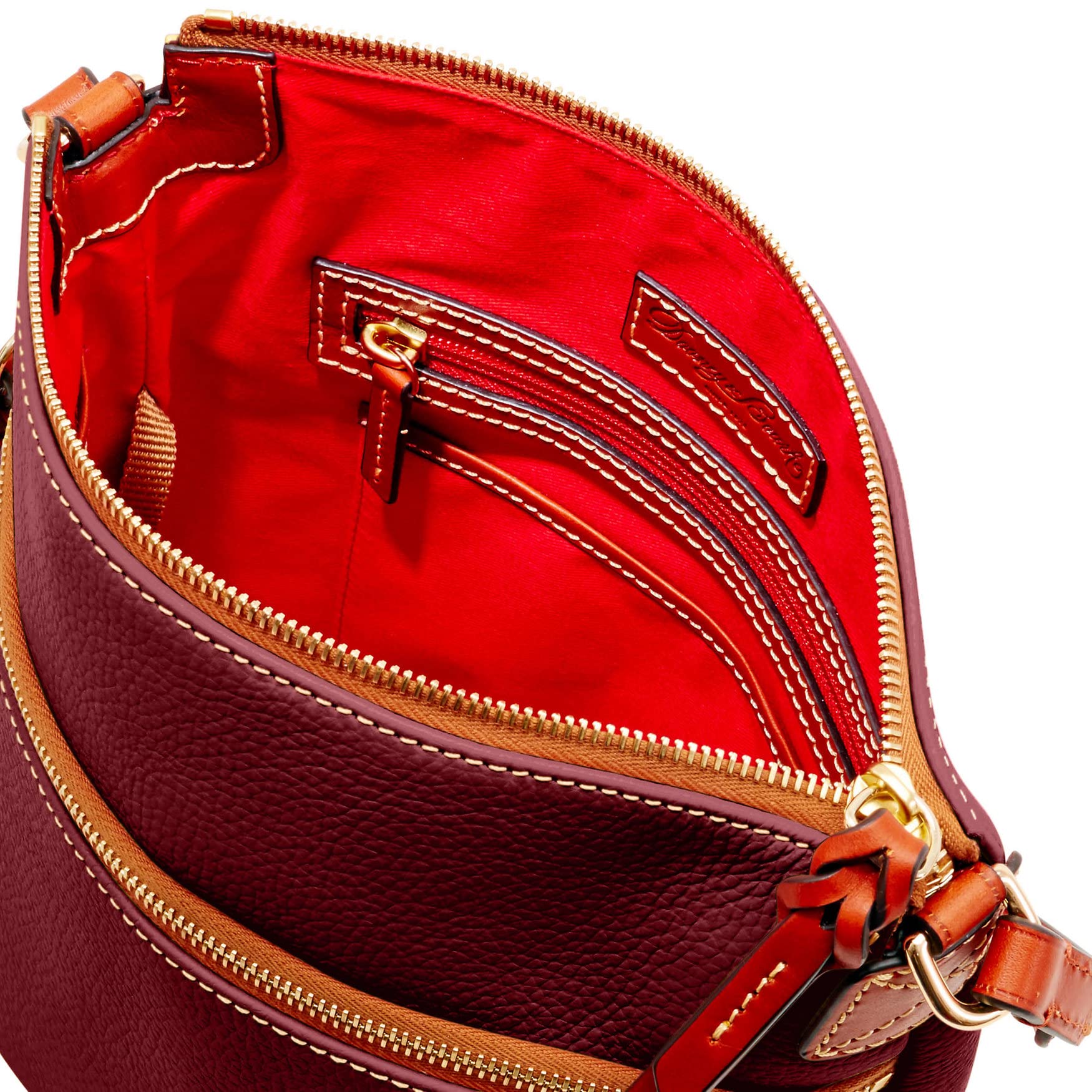 Dooney & Bourke Handbag, Pebble Grain Crossbody - Bordeaux