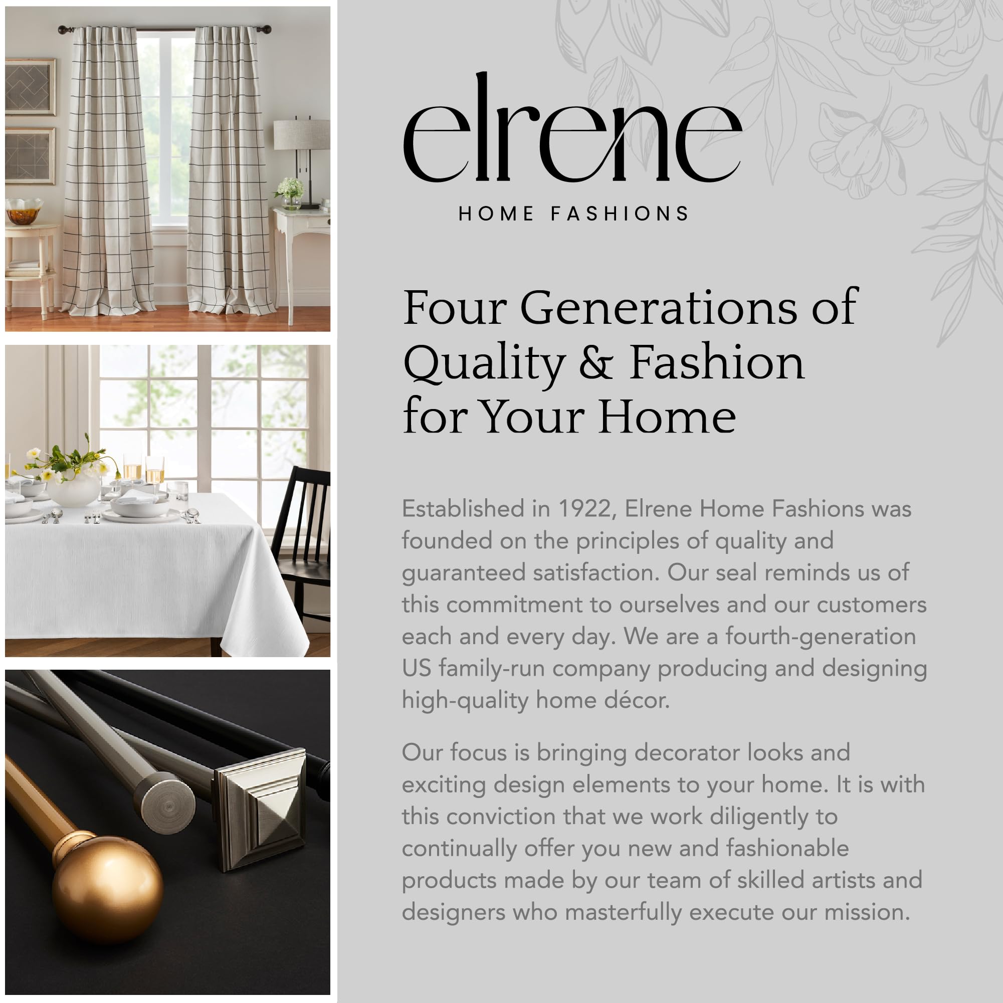 Elrene Home Fashions Russet Harvest Woven Plaid Cotton Tablecloth for Fall/Thanksgiving, 70" Round