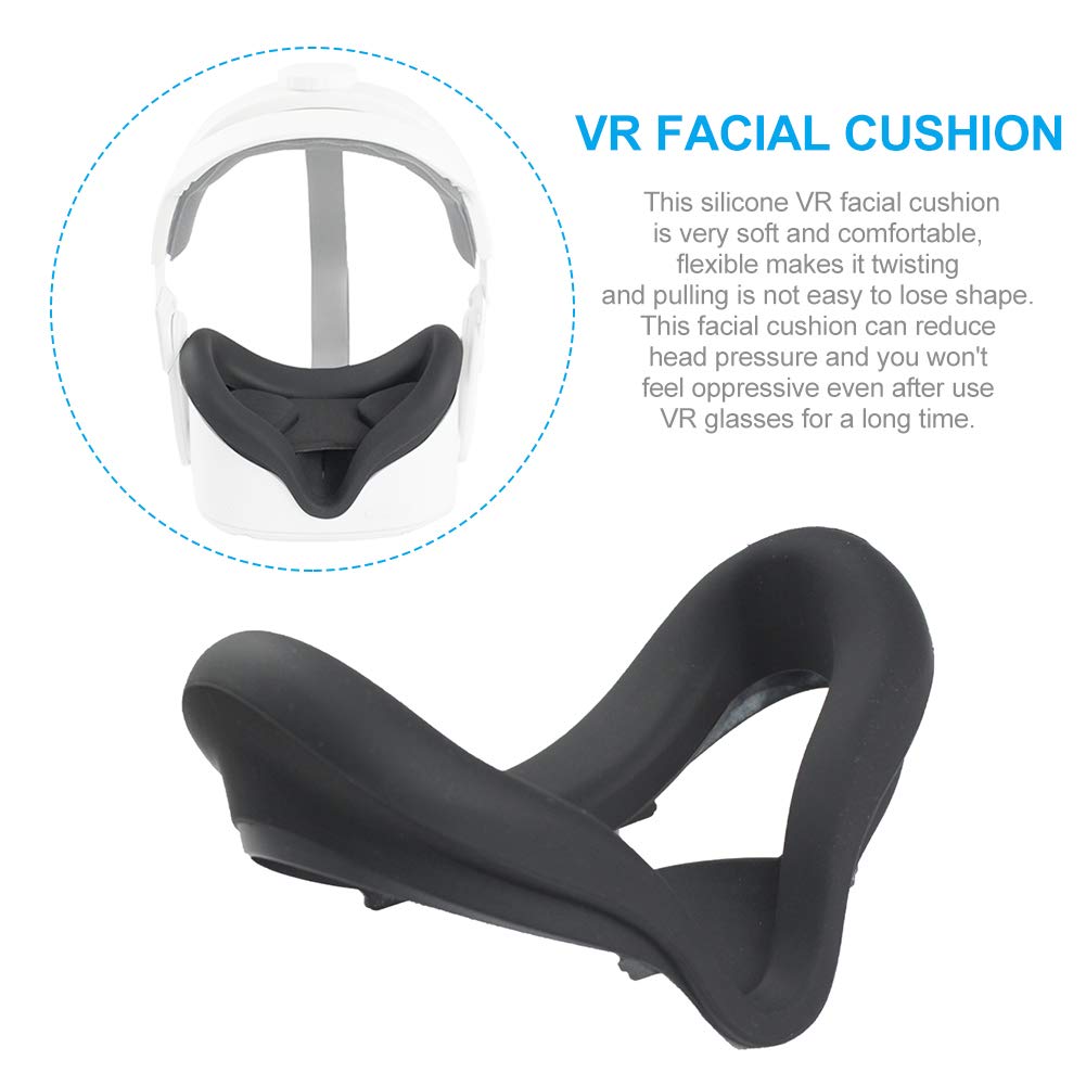 EKDJKK 6-in-1 Accessories for Oculus Quest 2, Touch Controller Grip Cover, Facial Pad, Protective Lens Cover, Reduce Face Pressure Comfortable Touch, Family Holiday Bundle