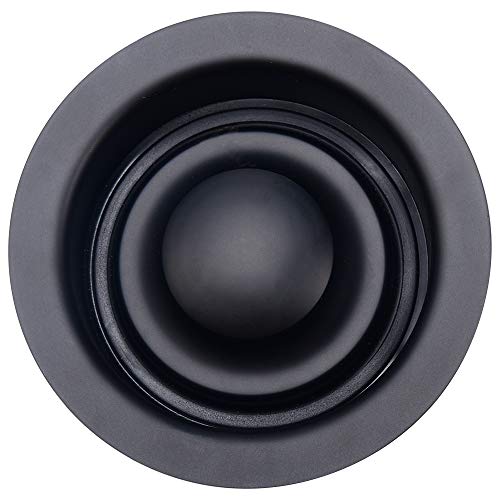 Kitchen Sink Flange Stopper Black - Universal Garbage Disposal Flange for Fit 3-1/2 Inch Standard Sink Drain Hole, Sink Flange Replacement Accessories