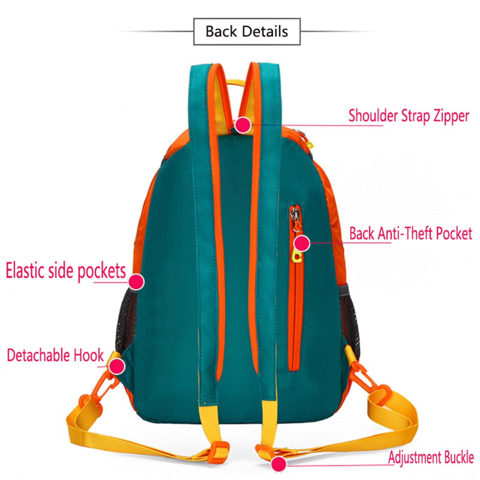 Elsegeod Travel Backpack for Women,Lightweight Carry On Backpack,Hiking Waterproof Backpack Outdoor Sports Bag,Casual Daypack