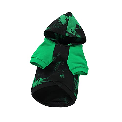 Neiwech Small Dogs Knitted Sweaters Medium Cats Soft Sweatshirts Pet Puppy Warm Winter Clothes Black Green S 63S226