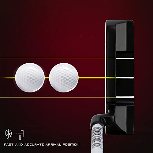 Golf Putter Men/Women Ultralight Practice Putting Golf Clubs Right Hand Golf Club Putters (Black)