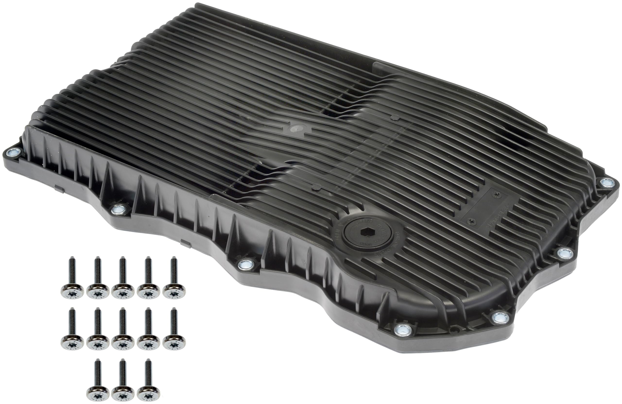 Dorman 265-850 Transmission Pan With Drain Plug, Gasket And Bolts Compatible with Select Models (OE FIX)