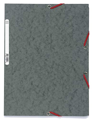Exacompta 55510AMZE Elasticated Folders with 3 Flaps Glossy Card 10 + 1 Free 24 x 32 cm 400 g 10 Assorted Colours Pack of 11