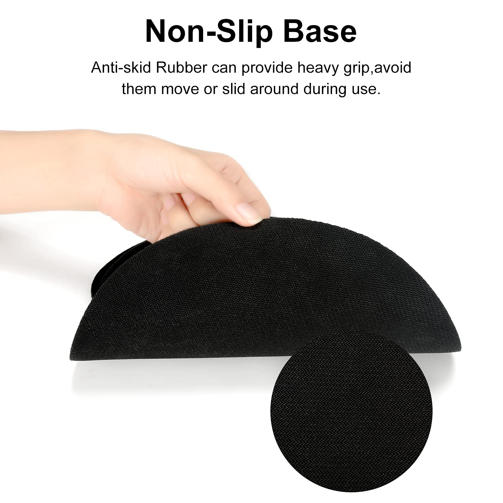 Epoch-Making Keyboard Wrist Rest Mouse Mat Set, Ergonomic Memory Foam Keyboard Gel Wrist Support Mouse Mat with Rubber Base Non Slip for Computer Laptop Working Gaming