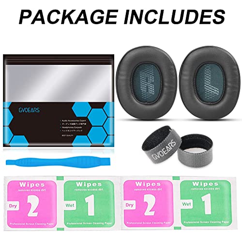 Replacement Ear Cushions for JBL Live 650/660BTNC E65BTNC Headphone, Earpads with Softer Protein Leather Noise Cancelling Memory Foam