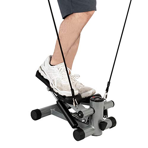 Fitness Stair Steppers for Exercise, Mini Elliptical Machines for Home Use with Resistance Bands, Stepper Exercise Equipment, Cubii Workout Equipment