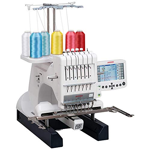 New brothread - Single Huge Spool 5000M Each Polyester Embroidery Machine Thread 40WT for Commercial and Domestic Machines - White