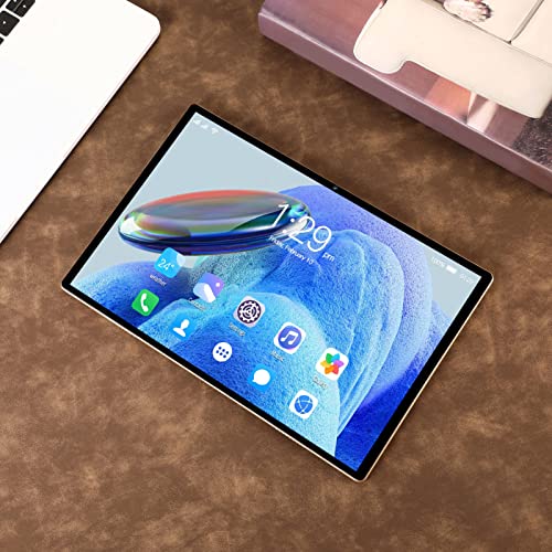 FOLOSAFENAR 2 in 1 Tablet, Octa Core CPU 10.1 Inch Tablet Dual SIM Dual Standby 100‑240V for Travel (US Plug)