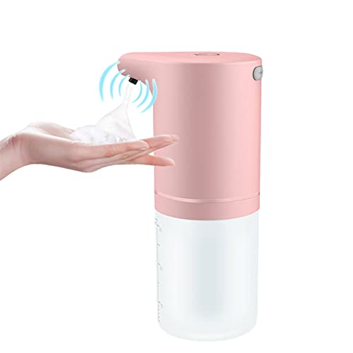 FEEGAR Touchless Automatic Sensor Soap Dispenser Foam Liquid Soap Dispenser Hand Sanitizer Hand Soap Dispenser (Color : Pink)