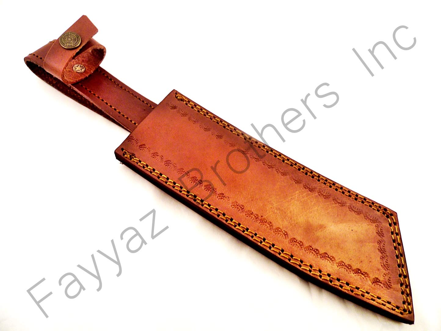FAYYAZ BROTHERS Custom Hand Made Damascus Steel Hunting Knives/Tanto Knife FBK-15664 (Natural Bone)