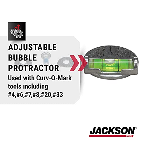 Jackson Safety Curv-O-Mark Replacement Dial Set Welding Level DSL -180 Degree Adjustable Protractor - 14797