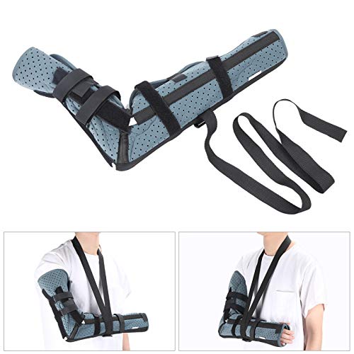Elbow Brace, Prevent Displacement Arm Elbow Immobilizer Arm Guard for Sprains Caused by Sports for Recurrence of Old Injuries(S)