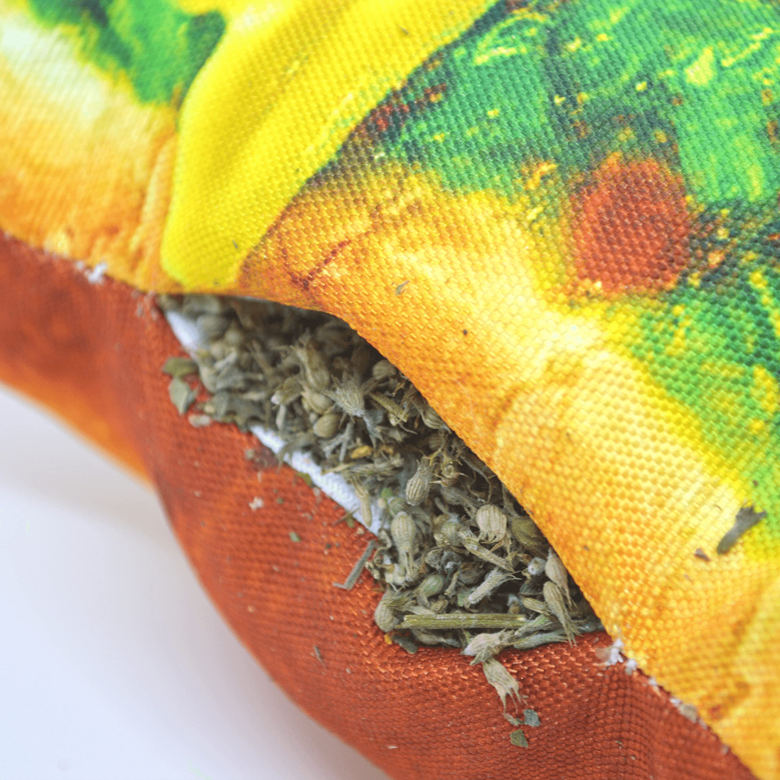 Doggijuana | Refillable Catnip Dog Toy | Naturally Calming | Catnip Grown in The USA (Hot Dog)