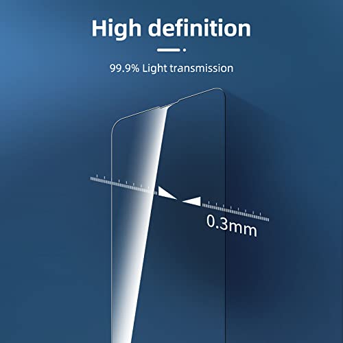 NEW'C [3 Pack] Designed for iPhone 14 Pro (6,1") Screen Protector Tempered Glass, Case Friendly Ultra Resistant