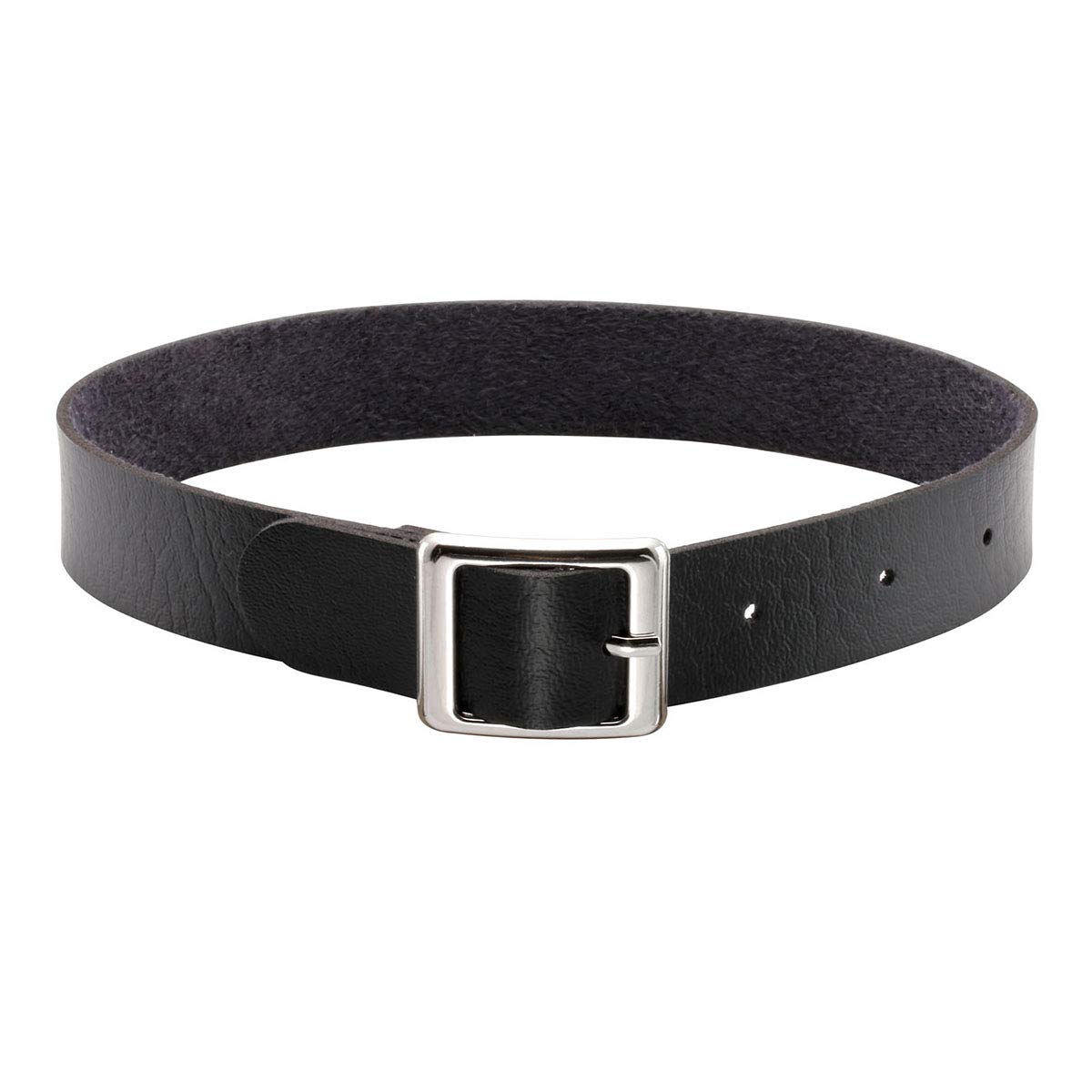 Eigso Women Retro Punk Simple Style Adjustable Leather Choker Collar Buckle Necklace for Biker Spicky
