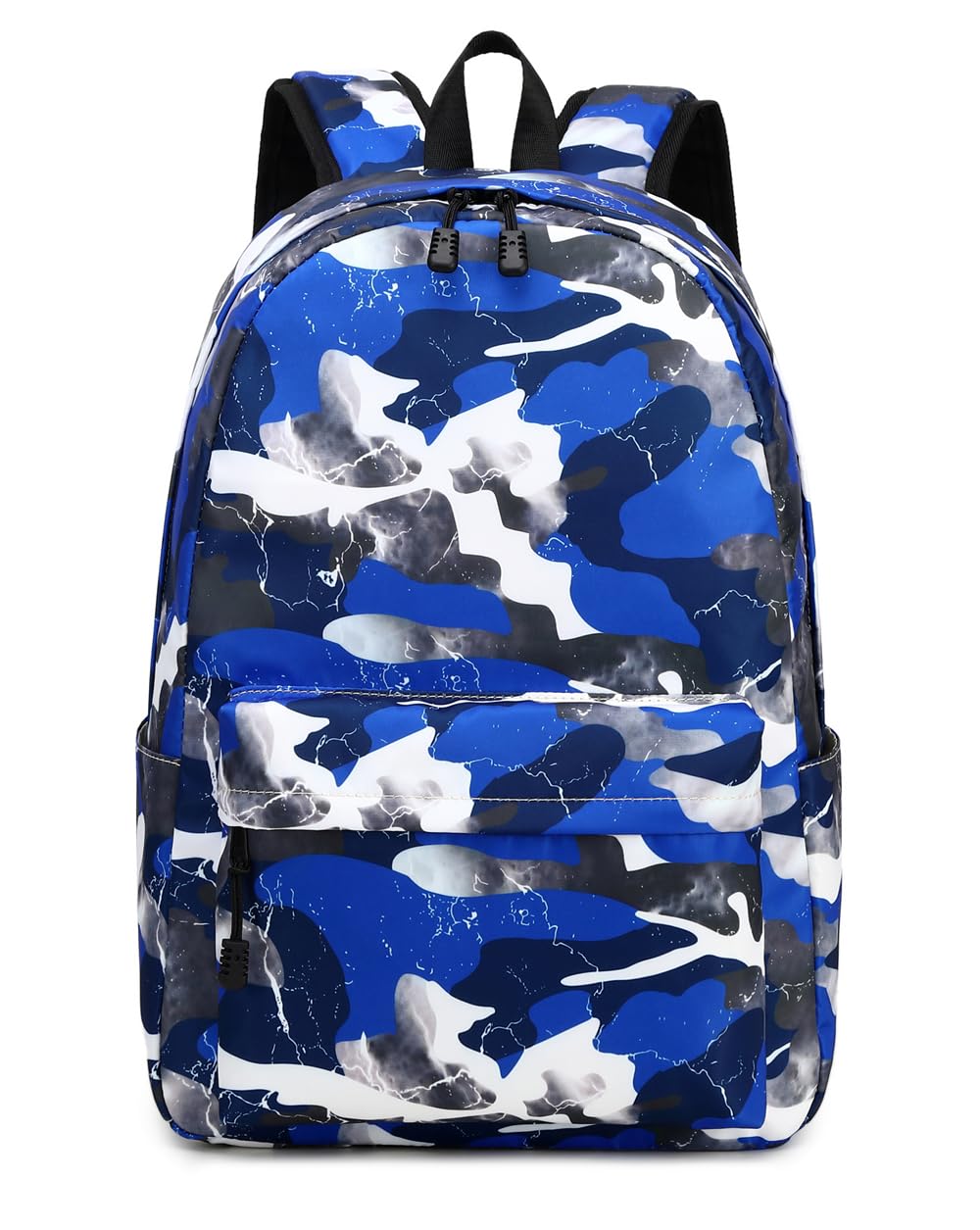 Lmwzh Backpack For Boys Girls Elementary Waterproof teen School Bags Kids Bookbag Lightweight Camo Blue(2023 Model)