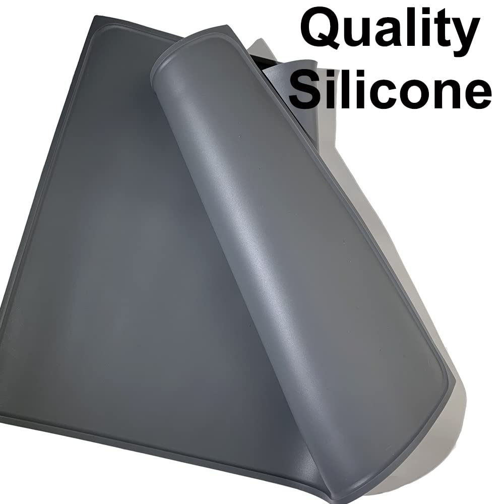 Slap Mat - 13"*18" Crafting Mat for 3D Resin Printer - Silicone Mat for Epoxy Resin, Polymer Clay, Acrylic Painting, Tumbler Turner- Silicone Work Mat - Art Mat for Table - Silicone Sheets for Crafts