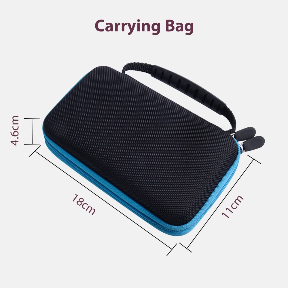 GeeekPi Retroflag GPi Case with Raspberry Pi Heatsink & Black Carrying Bag & 32GB Card for Raspberry Pi Zero, Zero W and Zero W 2 with Safe Shutdown