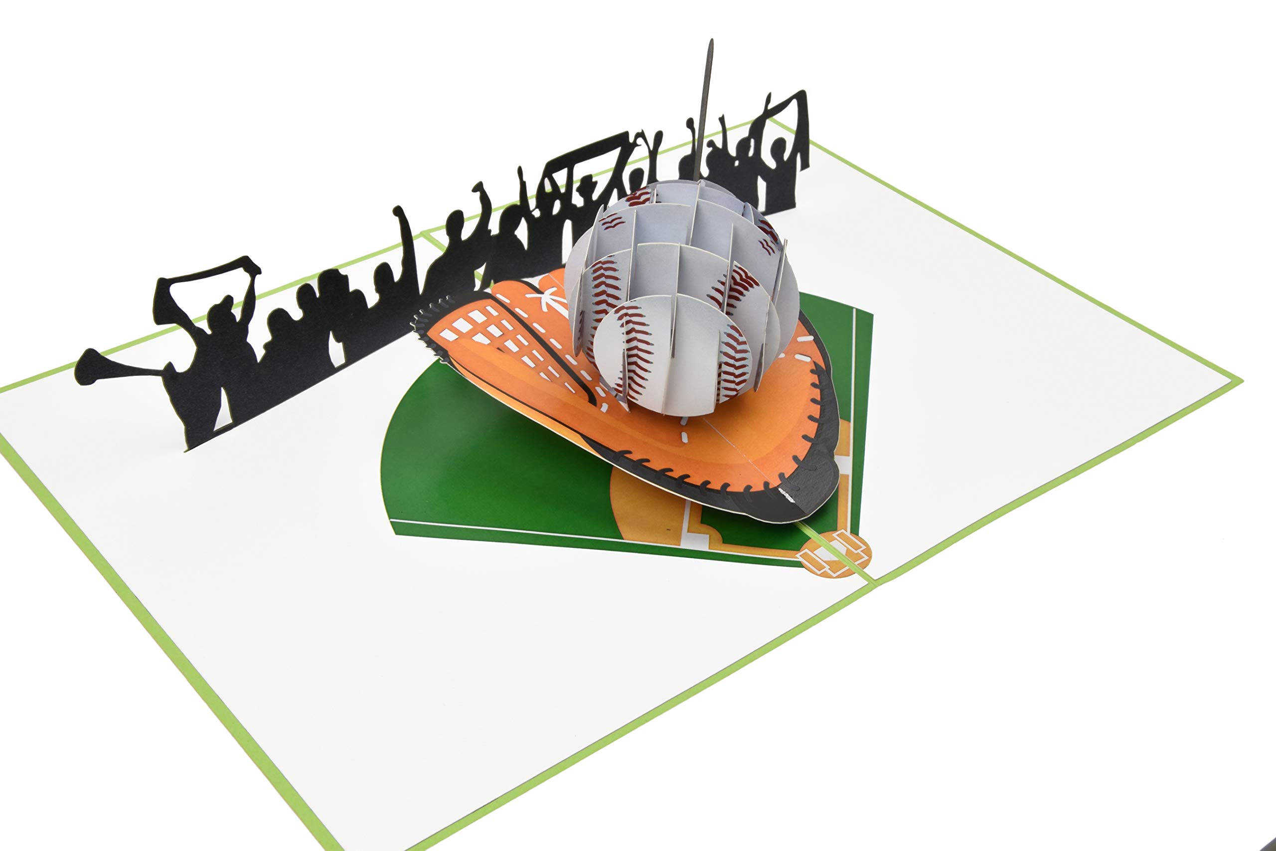 Teabug Cards Sports Themed Pop-Up Cards (baseball)
