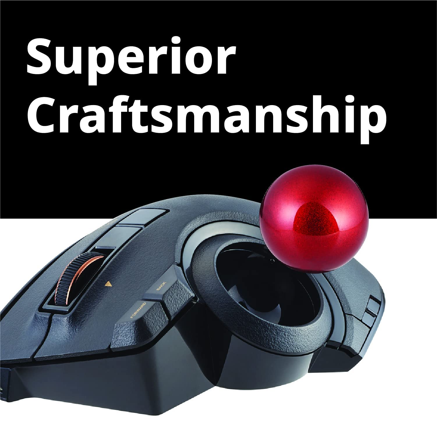 ELECOM Wired/Wireless/Bluetooth Thumb-Operated Trackball Mouse & Wired Japanese Layout Keyboard with Built-in Optical Trackball Mouse & Scroll Wheel