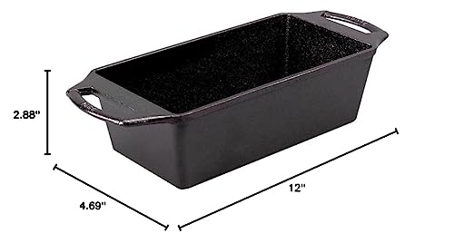 Lodge Cast Iron Loaf Pan 8.5x4.5 Inch