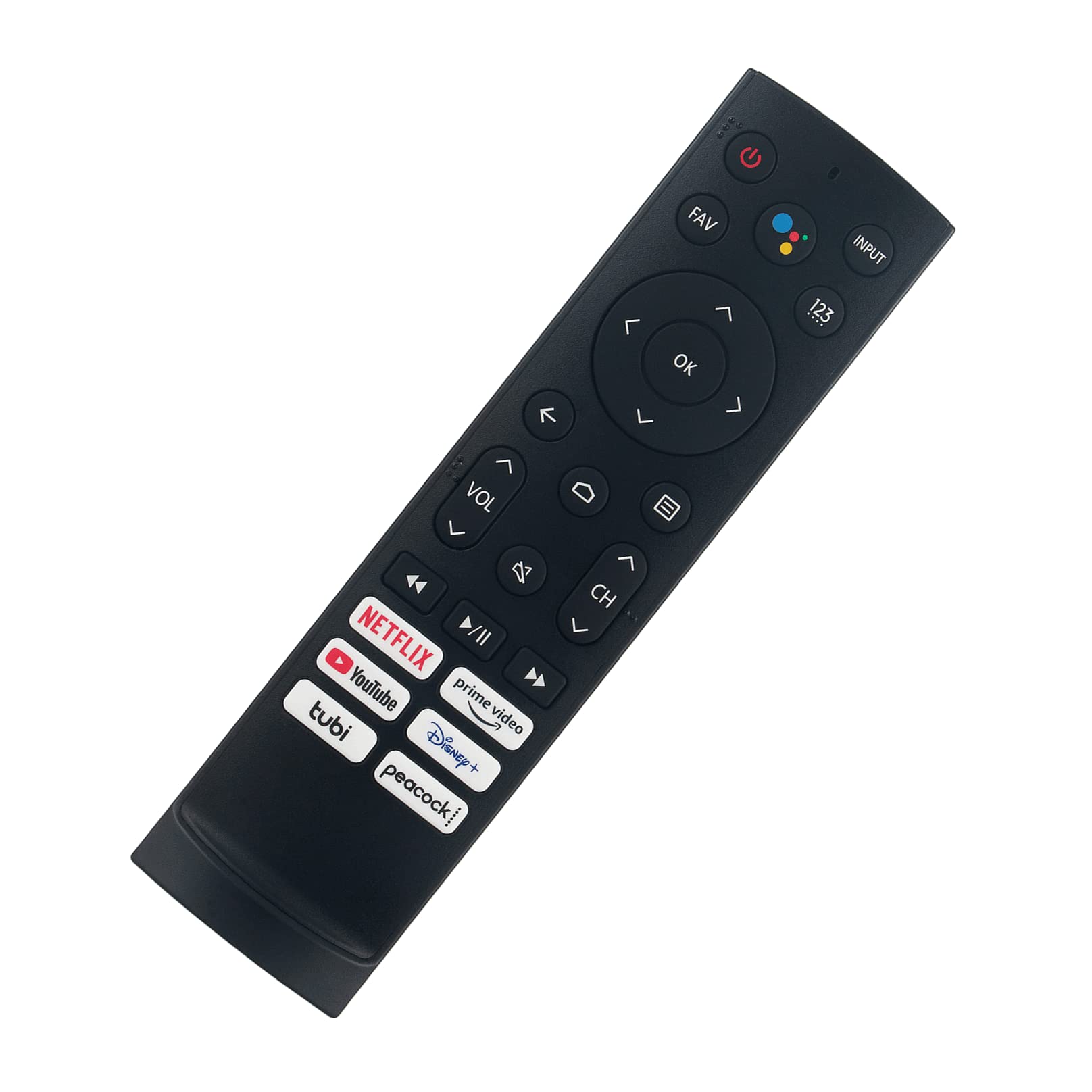ERF3A90 Replacement Remote Control - ALLIMITY - fit for Hisense Android Smart TV Remote Control 75A6H 70A6H 65A6H 55A6H 43A6H 50A6H 65U8H 75U8H U8H 55U7G 65U7G 75U7G 55U78G