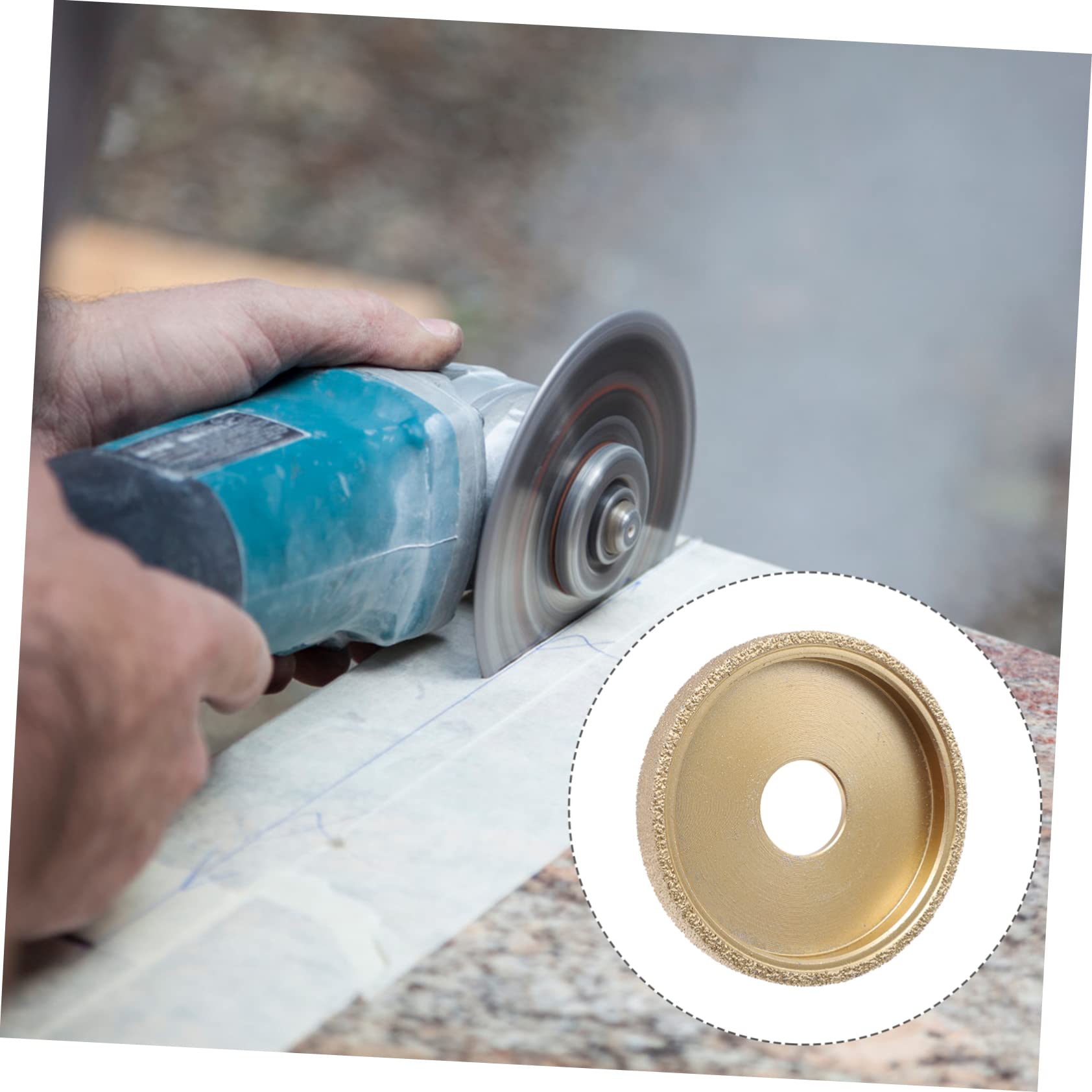 DOITOOL 1pc Diamond Grinding Wheel Cut Off Wheel Aggressive Cutting Diamond Cutoff Angle Disc Wheels Grinding Wheel Disc Cutting Discs Cut Off Disc France Sector