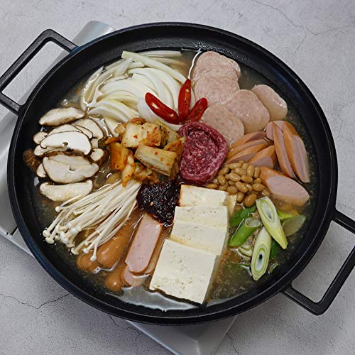 MOOSSE Premium Korean BBQ Grill Pan, Chosun Griddle, Enameled Cast Iron Grill for Induction Cooktop, Stove, Oven, No Seasoning Required, 13β