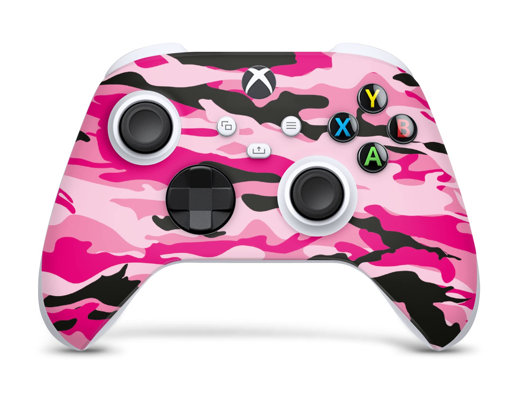 GNG Pink Camo Skins Compatible with Xbox Series X Console Decal Vinal Sticker + 2 Controller Set