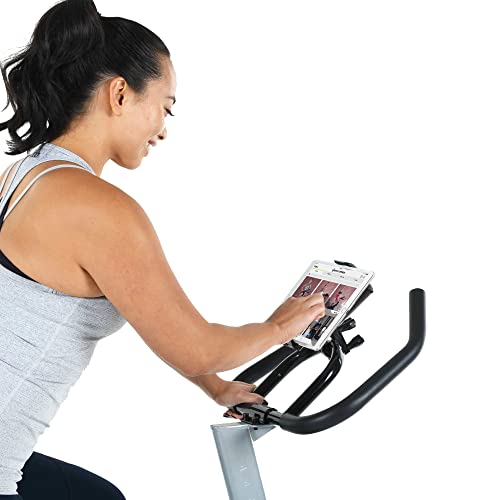 Exerpeutic Indoor Stationary Bike - Stationary Bikes for Home with Bluetooth Smart Connect - Spin Bikes for Home Designed to Work with the MyCloudFitness App for Custom Cardio Training and Tracking